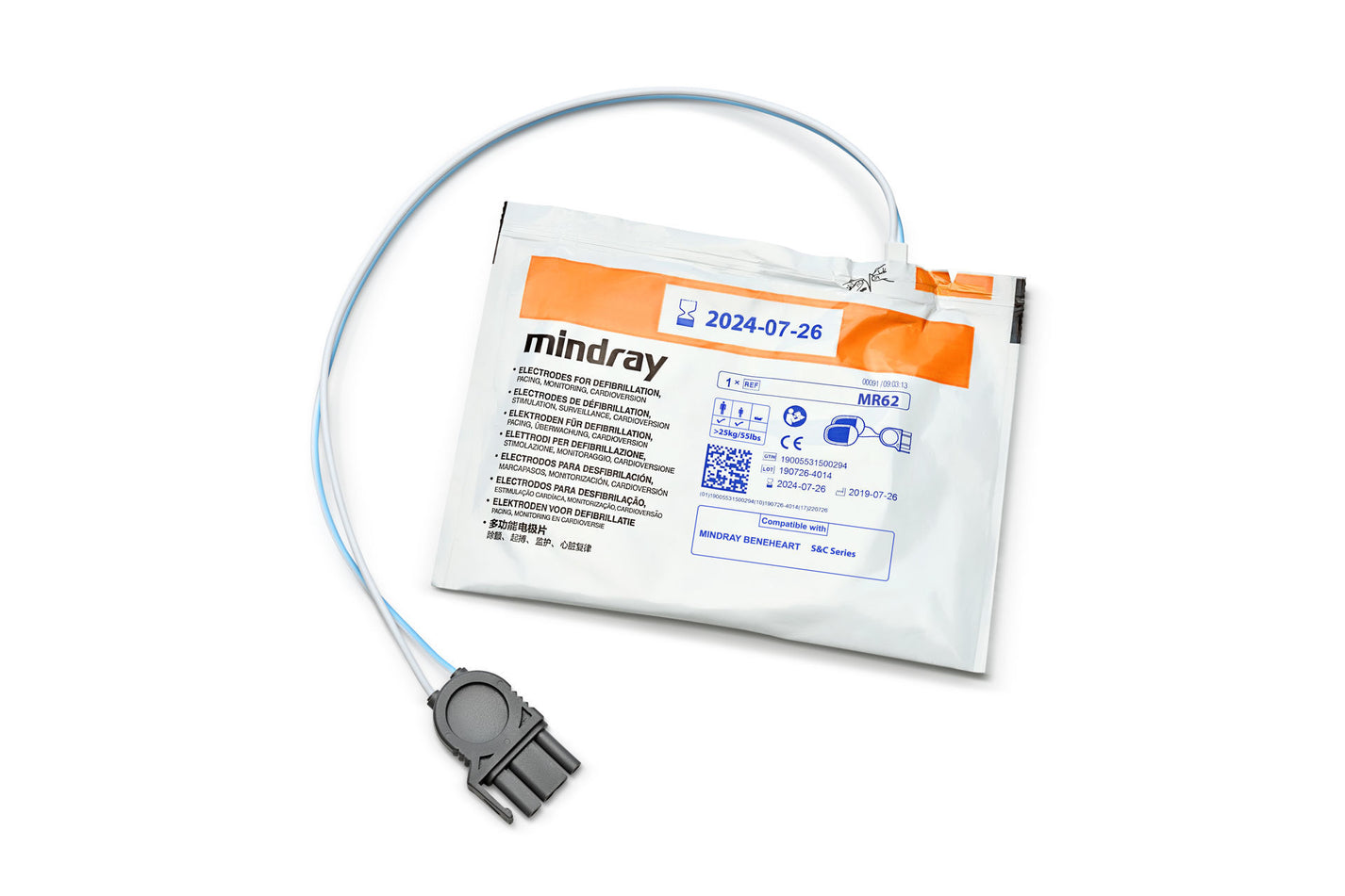 Mindray MR62 Adult/Paediatric Electrode Pads – Defib Planet