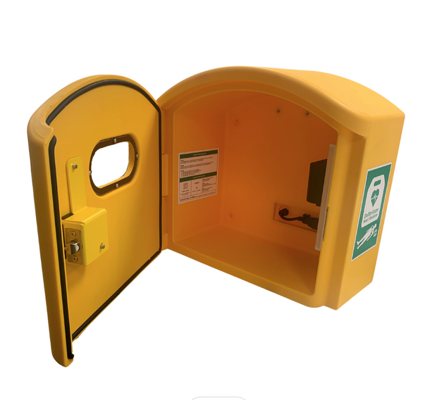 DefibCaddy External Unlocked Defibrillator Cabinet – Defib Planet